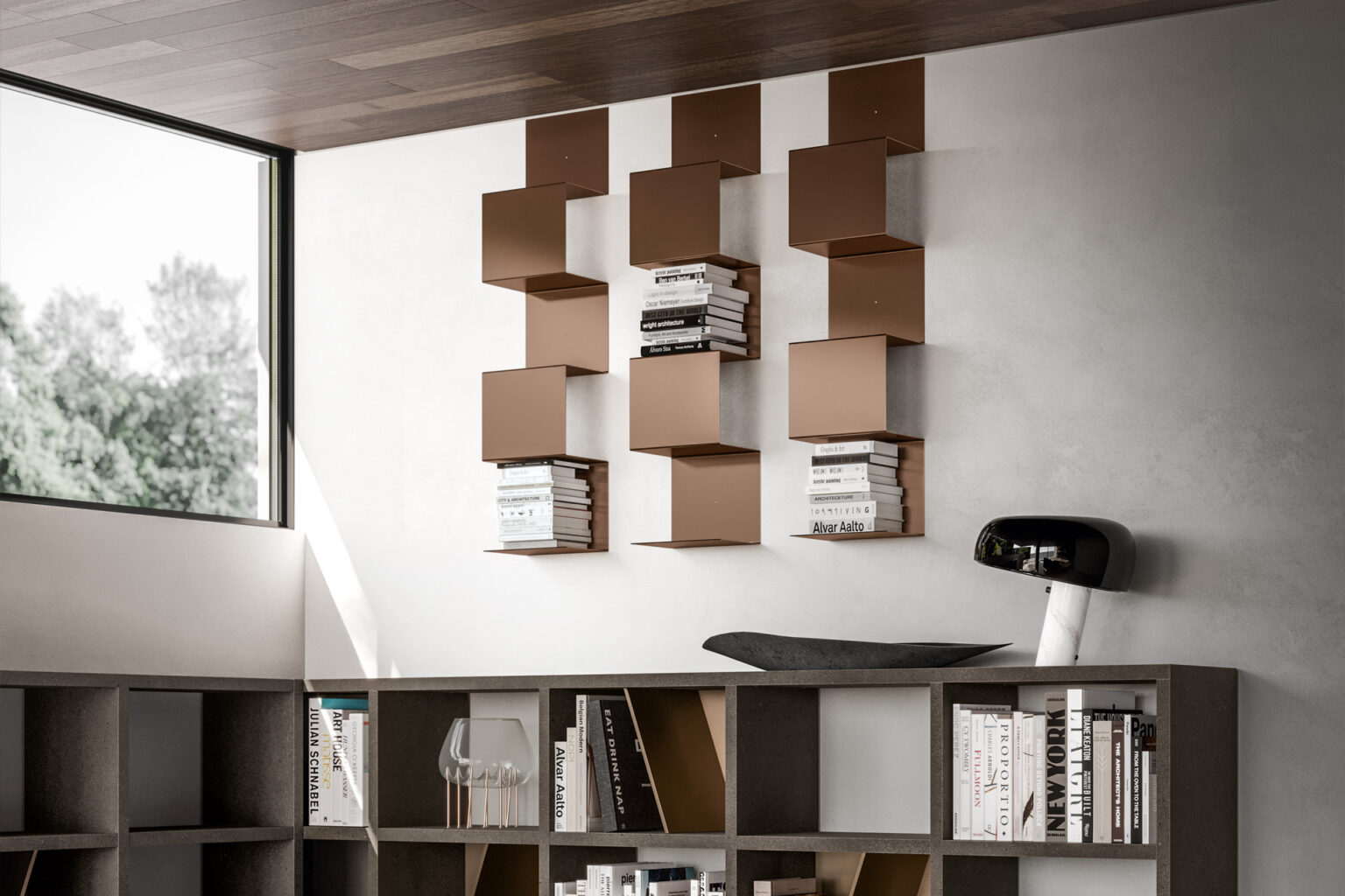 Librerie sospese e Mensole - Santalucia