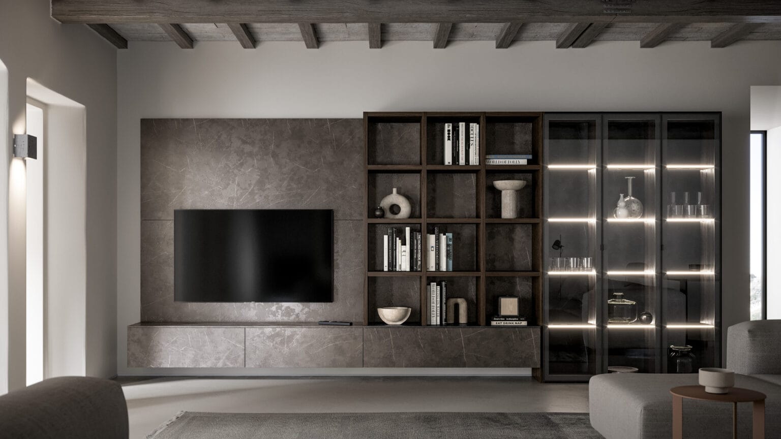 Furnishing with marble effects - Santalucia