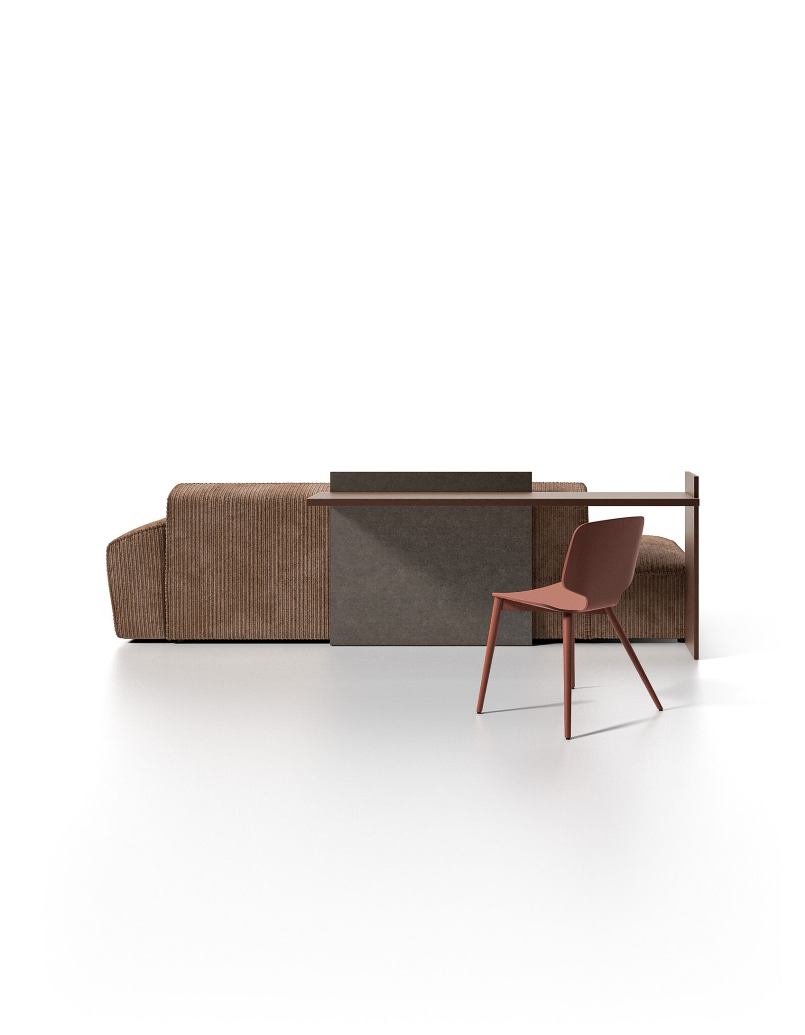 Evan Sofa with Desk - Santalucia