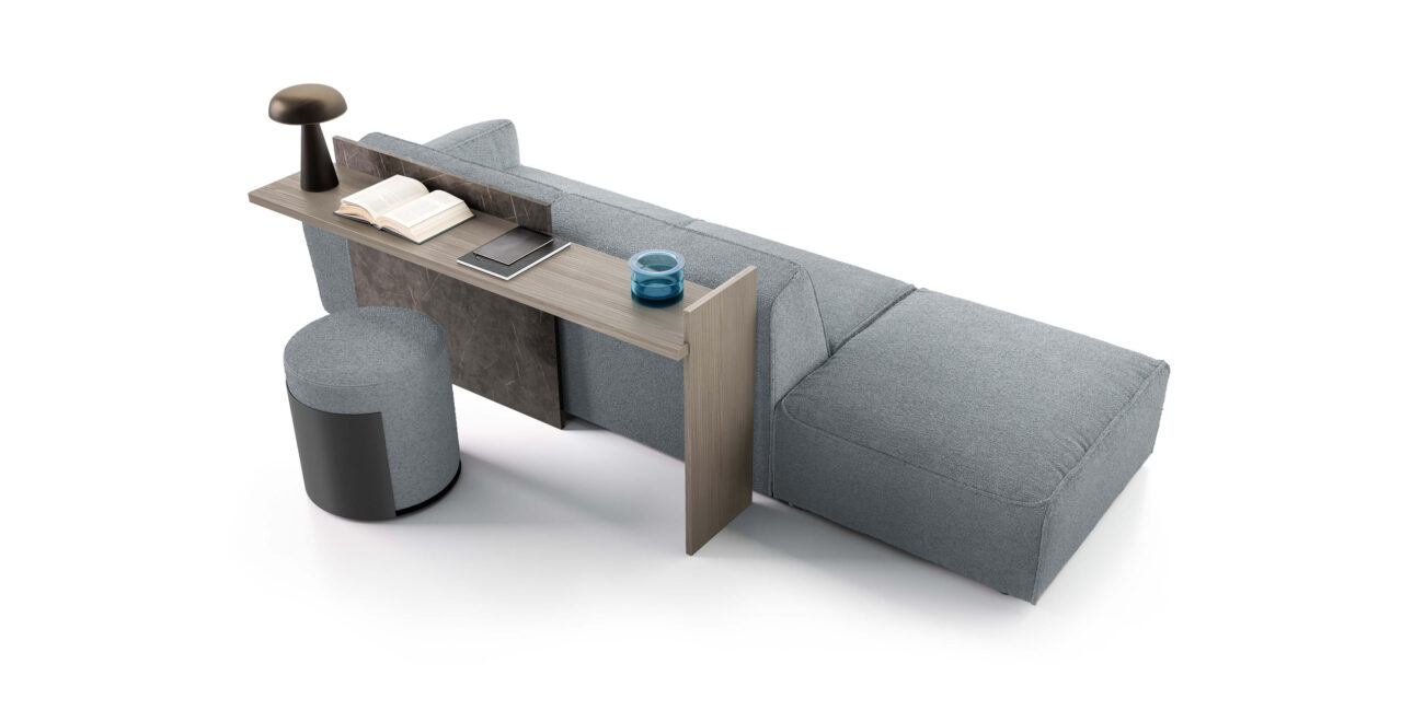Evan Sofa with Desk - Santalucia