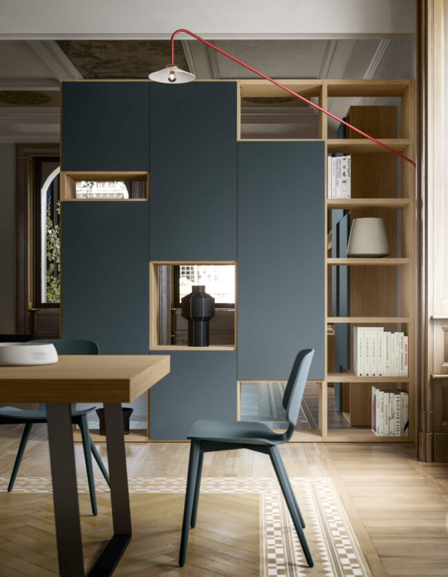 Partition bookcases for stylish division of spaces - Santalucia