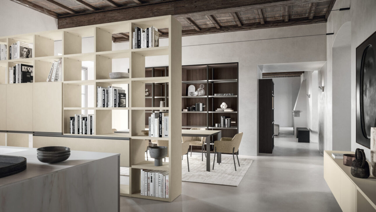 Partition bookcases for stylish division of spaces - Santalucia
